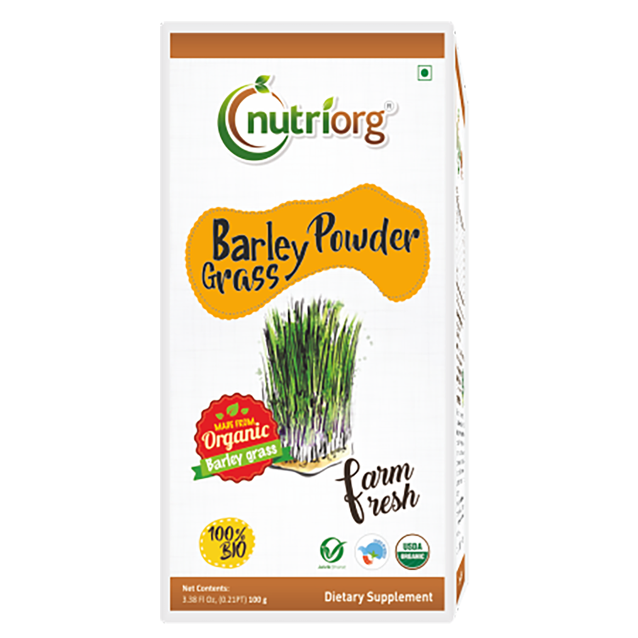 Nutriorg Certified Organic Barley Powder 100g - Health Total