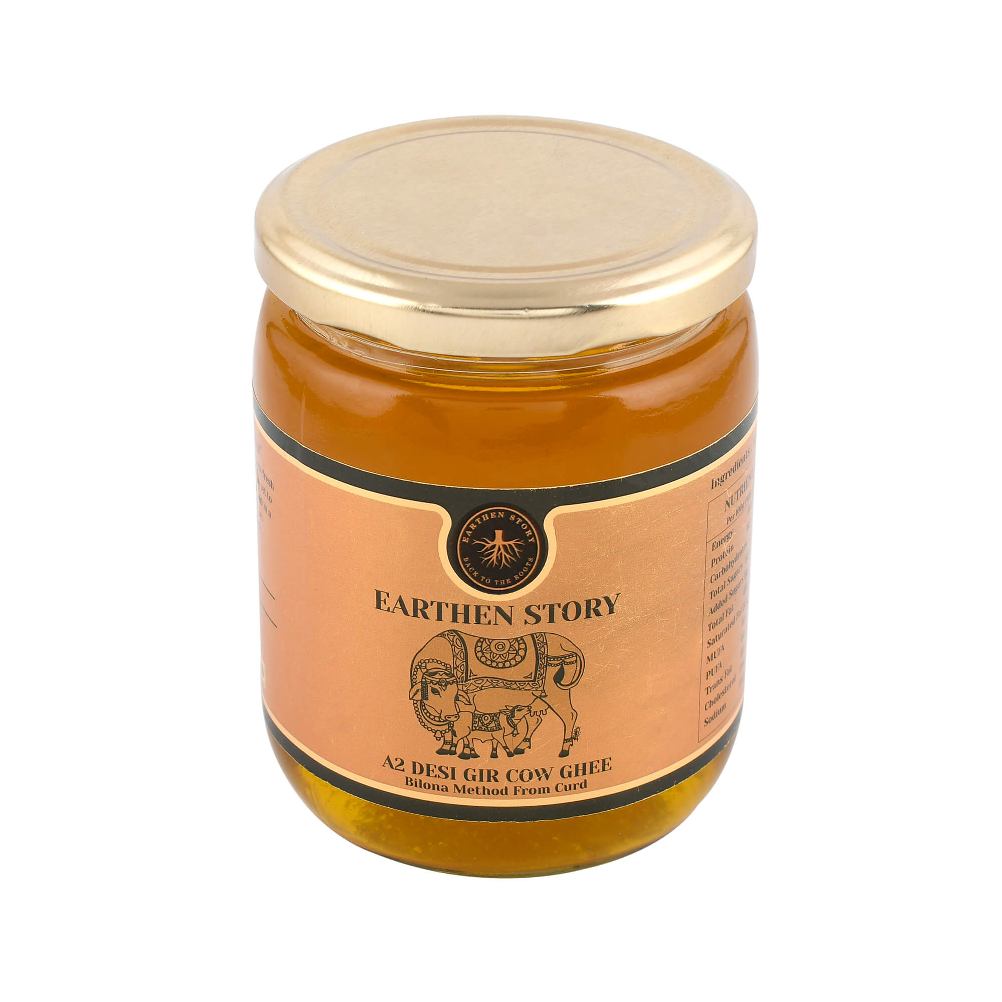 Earthen Story A2 desi Gir Ghee 500 ml - Health Total