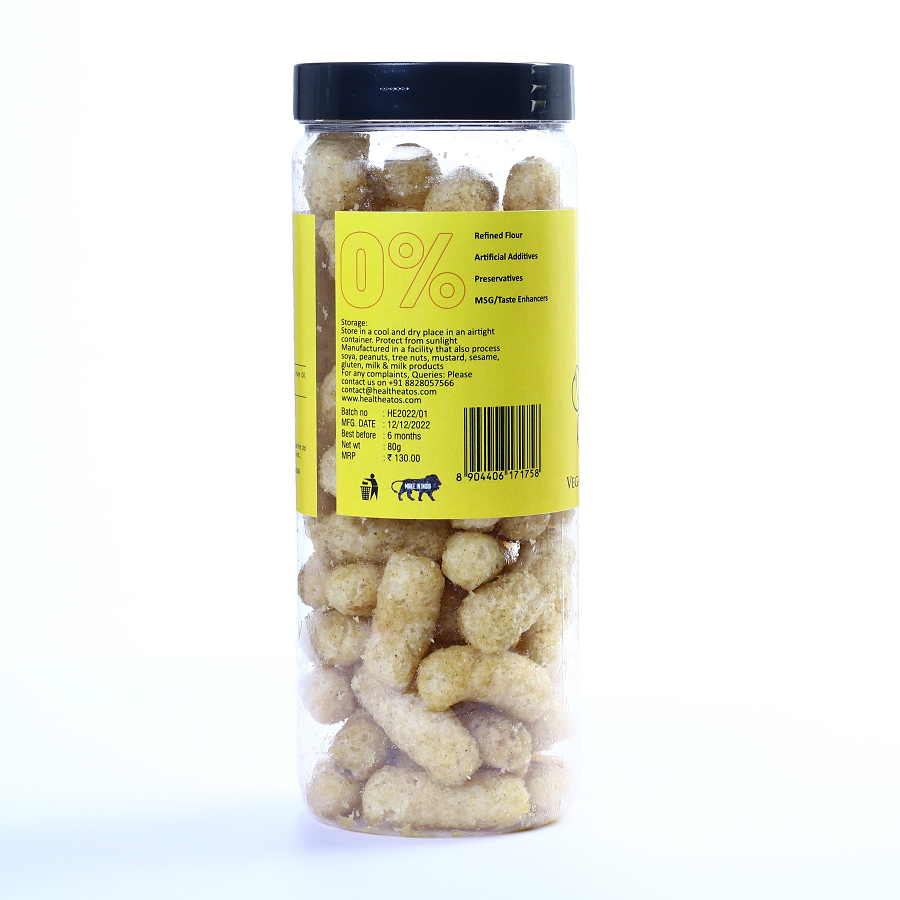 Bigg Beans Chickpea Puff Salt n Pepper (Pack of 2) - Health Total